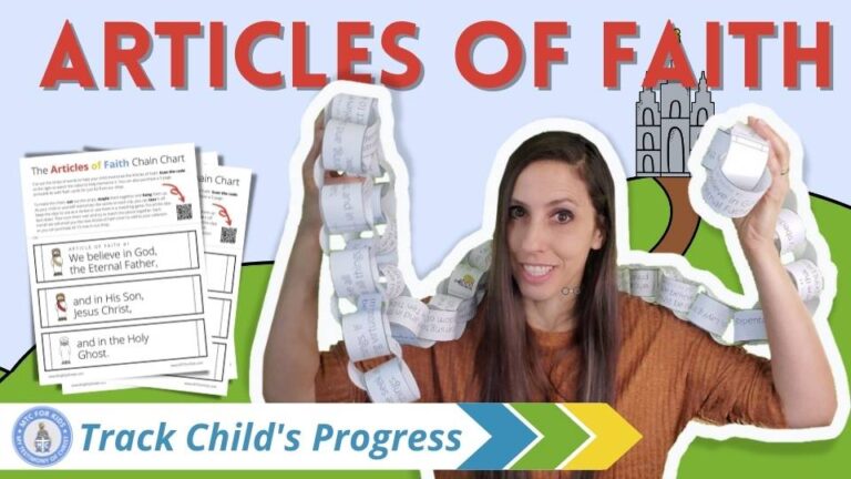 The Articles of Faith Chain Tracker - MTC for Kids