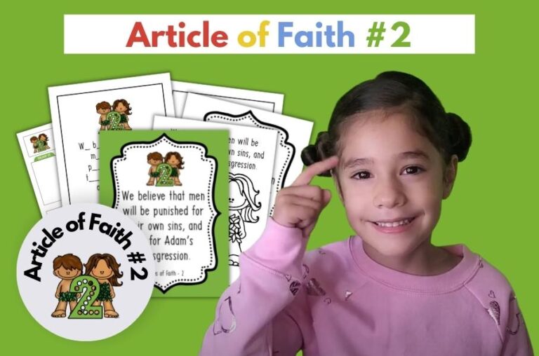 Second Article of Faith #2 - MTC for Kids