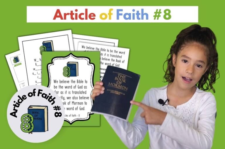 Eighth Article of Faith #8 - MTC for Kids