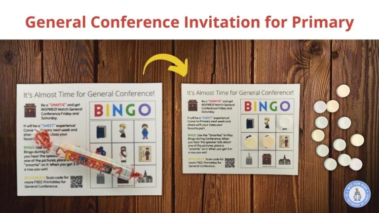 General Conference for Kids Invitation - MTC for Kids