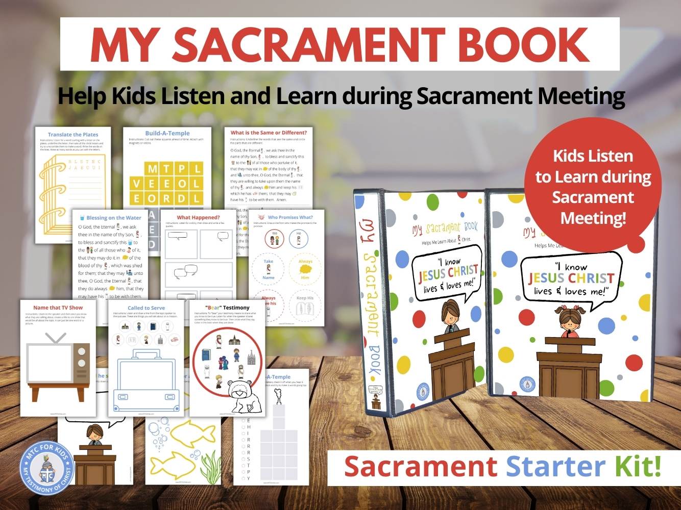 My Sacrament Book - MTC for Kids