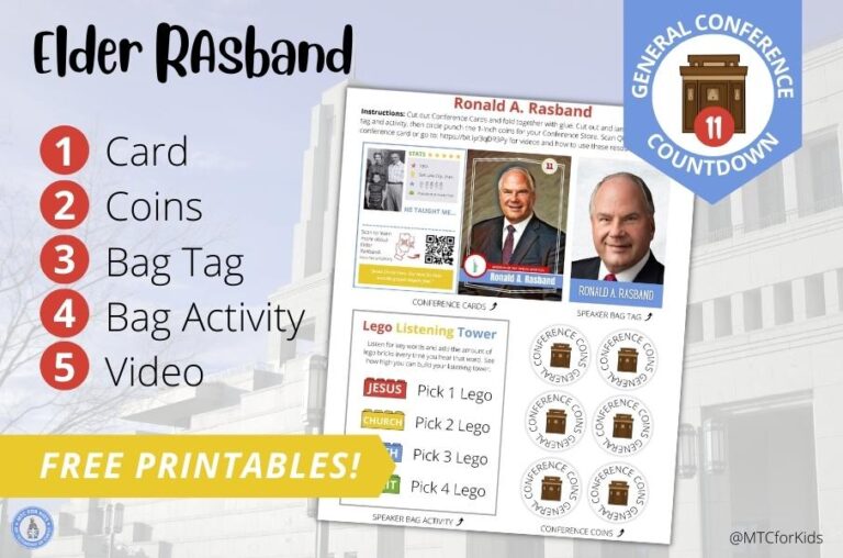 General Conference Countdown | Day 11: Ronald A. Rasband - MTC for Kids