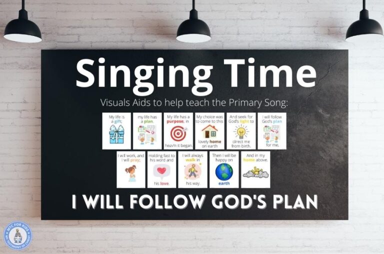 I Will Follow God's Plan Primary Song - MTC for Kids
