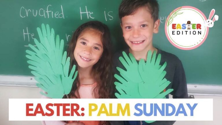 Easter Bible Story: Palm Sunday Lesson & Craft for Kids - MTC for Kids